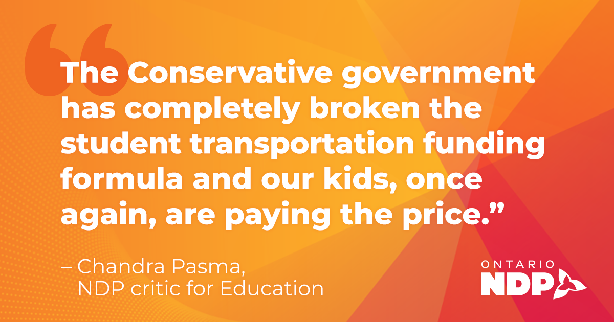 Pasma on school buses in Renfrew County: ‘How does this govt expect ...